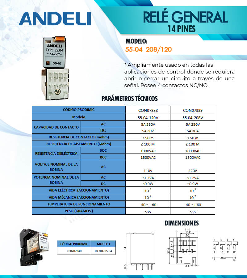 Rele de Pines - Andeli Venezuela